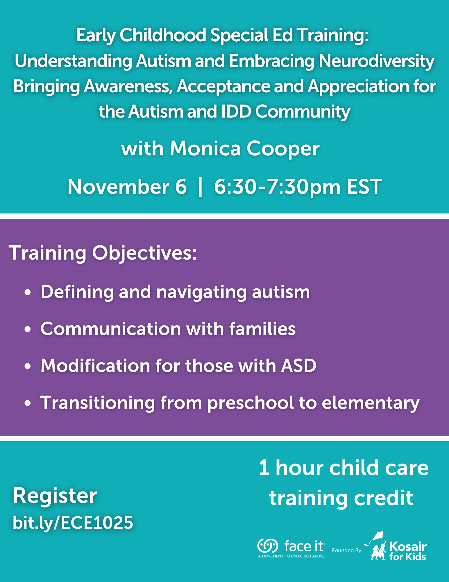 Early Childhood Special Ed Training (2) - Face It